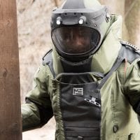 EOD Suit - EOD® 10 Bomb Suit & Helmet Ensemble - Med-Eng