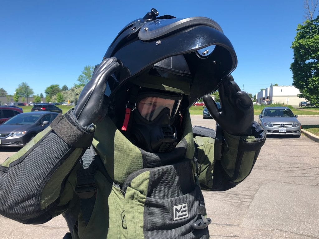 EOD 10 Breathing Apparatus Faceshield - Med-Eng