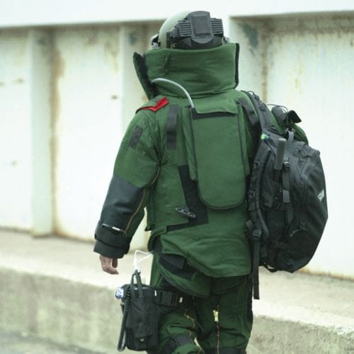 EOD® 9N Bomb Suit & Helmet - Med-Eng