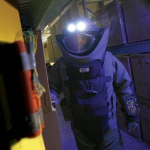 EOD® 9N Bomb Suit & Helmet - Med-Eng