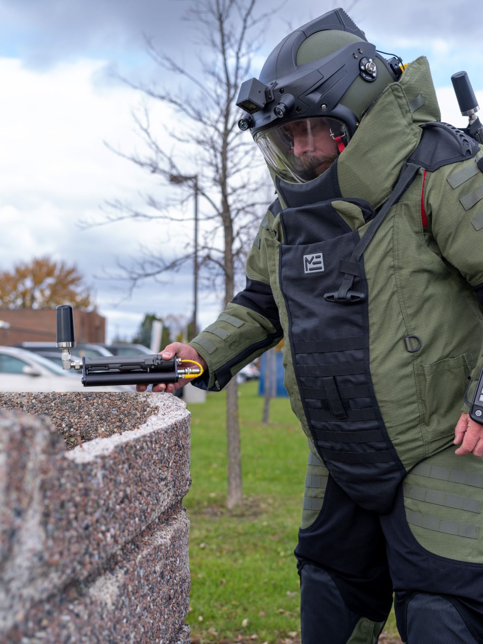 EOD 10E Helmet Live Video System - Med-Eng